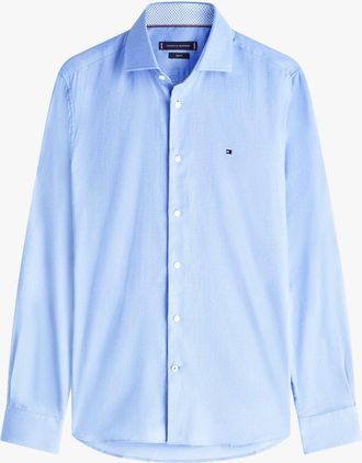 Tommy Hilfiger Chemise droite en coton m&eacute;lang&eacute;