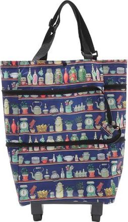 Healifty Chariot de Courses Pliable avec Roues Sac Grand Espace Trolley L&eacute;ger et Compact pour Courses et Transport Facile