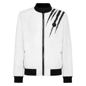 Plein Sport Bomber Scratch - - Sport - Herren - Wei&szlig; - XL