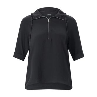 Marc Cain Damen, Sweatshirts & Hoodies, Schwarzk, 2XLGr&ouml;&szlig;e