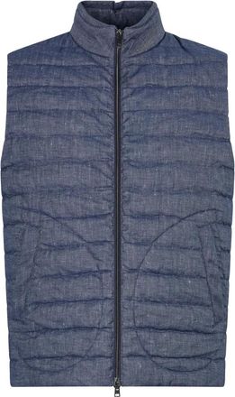 Herno Homme, Vestes, Bleu, Taille: L Gilet en denim matelass&eacute;