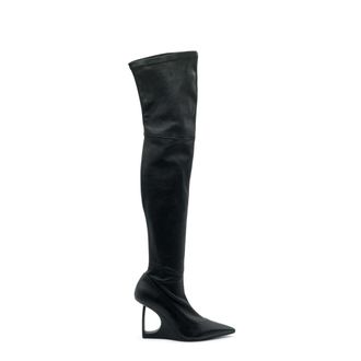 Vic Mati&eacute; Femme, Chaussures, Noir, Taille: 38 1/2 EU Bottes cuissardes D Noires