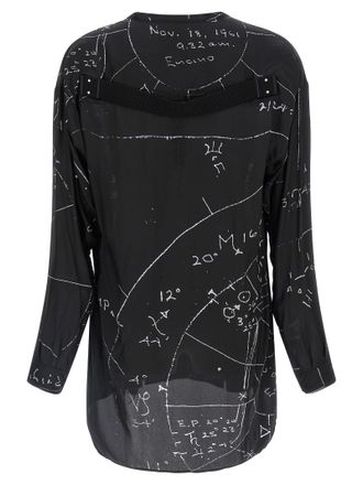 Rick Owens Mens Black Viscose Blouse