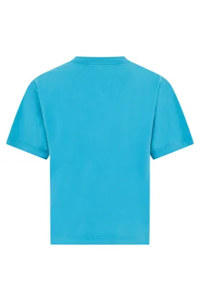 Balenciaga Womens T-Shirt Cotton Light Blue T-Shirts & Jerseys