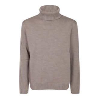 Incotex Gerippter Rollkragenpullover - - Knitwear - Herren - Beige - L