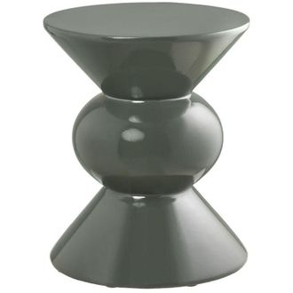 House Nordic Table dappoint ronde en fibre de verre 33,5x33.5cm - Vert - Rosolina