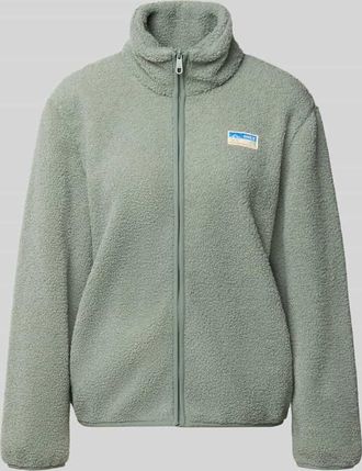 Only Regular Fit Fleecejacke mit Rei&szlig;verschluss Modell EVA