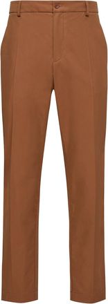 Moncler Moncler Technical Cotton Blend Trousers, Men, Brown, Size: 46