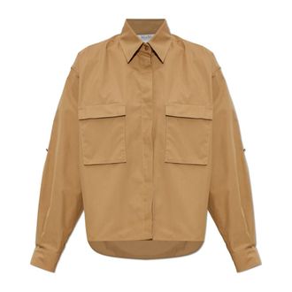 Max Mara Femme, Blouses et Chemises, Beige, Taille: 38 FR Tenue Shirt