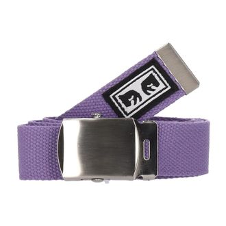 Obey Seiden Lavendel Herren Stoffg&uuml;rtel - - Accessories - Herren - Lila - ONE SIZE