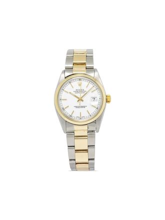 Rolex montre Datejust 36 mm pre-owned - Blanc