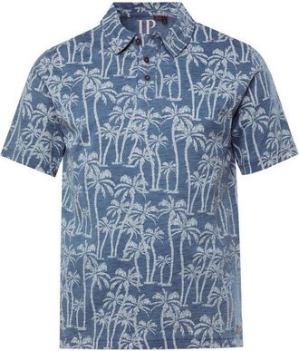 JP1880 Poloshirt Poloshirt Halbarm Alloverprint Vintage Look