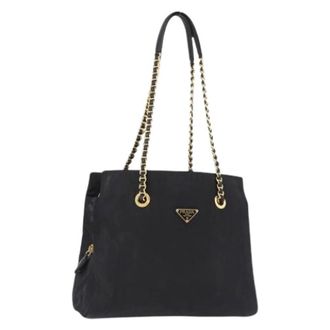 Prada Pre-owned Vintage Nylon Shoulder Bag - Femme - Pre-owned - Noir - Taille: ONE Size