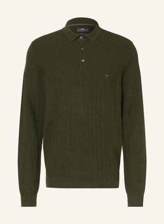 Fynch-Hatton Fynch-Hatton Strick-Poloshirt gruen