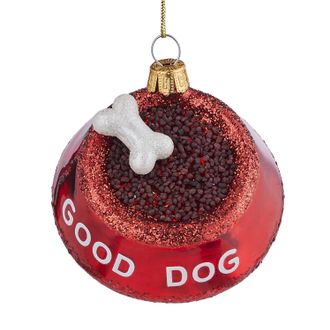 Butlers Weihnachtskugel Good Dog Hang ON | Christbaumkugel Glas, Weihnachtsbaumschmuck lustig, kreative Baumschmuck f&uuml;r Weihnachten, Weihnachtsdeko f&uuml;r Girlan