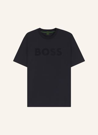 HUGO BOSS T-Shirt Ts_Iconic Logo Relaxed Fit blau