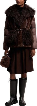 Moncler Virgin Wool Gabardine Skirt