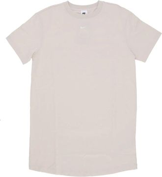 Nike Essentielles Tee Kleid Lt Orewood Braun - - Sport - Damen - Beige - XS