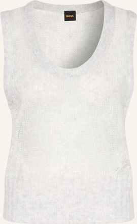 HUGO BOSS Pullunder Frignac grau