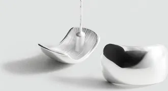 Mango Boucles doreilles textur&eacute;es en acier inoxydable argent - Femme - Taille unique - MANGO