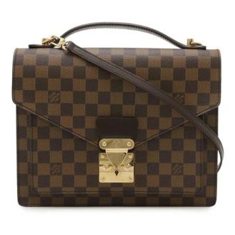 Louis Vuitton Pre-owned Damier Monceau Handtasche - - Pre-owned - Damen - Braun - ONE SIZE