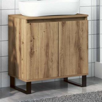 vidaXL Badschrank Artisan-Eiche 58x33x60 cm Holzwerkstoff - Vidaxl