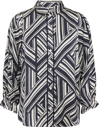 Part Two Part Two Nevinepw Damen-T-Shirt, After Midnight Graphic Stripe, 40