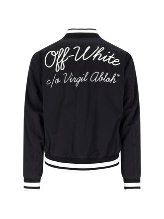 Off-white Mens Jackets Black Cotton