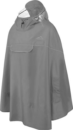 Normani Unisex Regenponcho Regencape Fahrradponcho mit Sichtfenster, Kapuze und Brusttasche Regenponcho f&uuml;r Fahrrad - wasserdichte Regenjacke mit Reflektor Fa