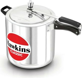 Hawkins Hawkins Classic CL12 Aluminium-Schnellkochtopf, 12 l, mittelgro&szlig;, silberfarben