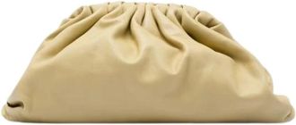 Bottega Veneta Pochette en cuir Pre-owned - Femme - Pre-owned - Beige - Taille: ONE Size