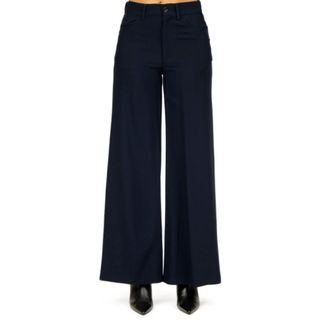 Liviana Conti Femme, Pantalons, Bleu, Taille: 36 FR Straight Leg Pants Blue