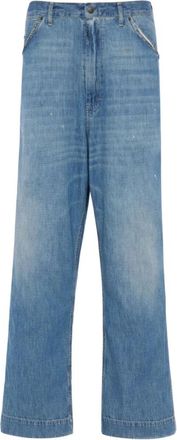 Maison Margiela Homme, Jeans, Bleu, Taille: S Jeans Jambe Large