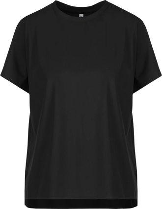 Bomboogie Femme, Tops, Noir, Taille: 38 FR T-shirt en jersey technique stretch