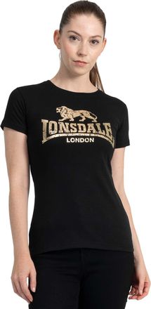 Lonsdale Damen Bantry T Shirt, Schwarz, XXL EU