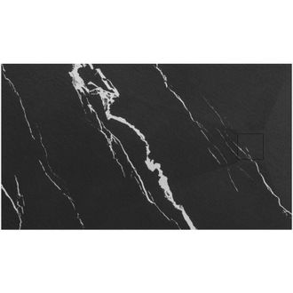 Rea duschtasse magnum carrara black 90X120