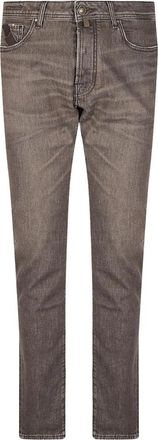 Jacob Cohen 5 Pockets Slim Fit Bard Jeans - - Jeans - Herren - Braun - W32