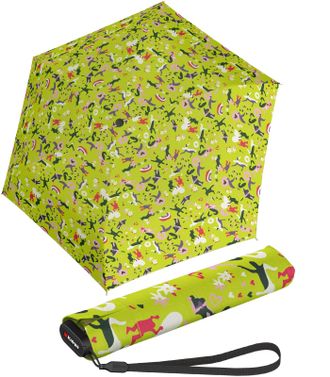 Knirps Taschenschirm US.050 Ultra Light Slim Manual embracing - neon