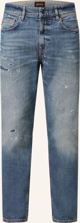 HUGO BOSS Jeans Troy Regular Taper Fit blau