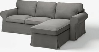 IKEA EKTORP Bezug f&uuml;r 3er-Sofa mit R&eacute;camiere