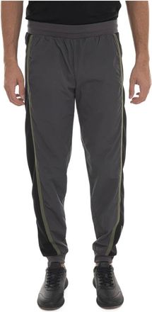 Emporio Armani Emporio Armani Ea7, Homme, Pantalons, Gris, Taille: XL Color Block Jogger Pants