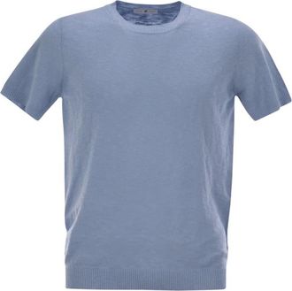 Pantaloni Torino Homme, Tops, Bleu, Taille: XL T-shirt &agrave; manches courtes et col rond