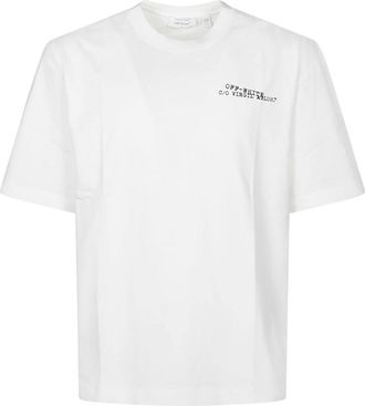 Off-white Homme, Tops, Blanc, Taille: S Machine Arrow Skate T-Shirt