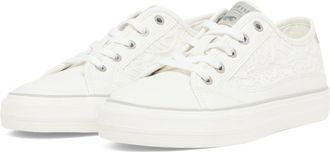 Mustang Jeans Damen Sneaker Schn&uuml;rhalbschuh