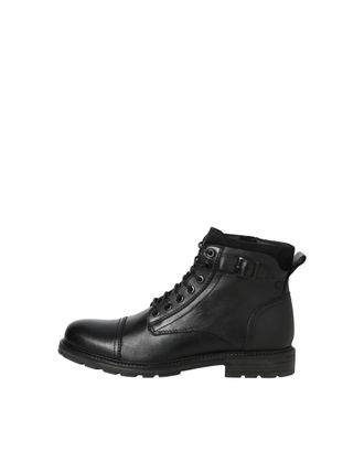 Jack & Jones Herren Jfwchatsworth Leather Boot Sn, Anthracite, 42 EU