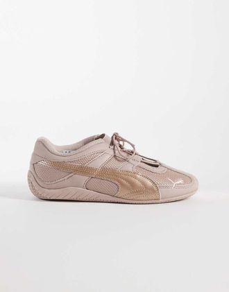 Puma Speedcat GO - Mary-Jane-Sneaker in Metallic-Ros&eacute;-Rosa