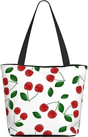AOOEDM Cherry-1 Sac &agrave; provisions pour femme 33 x 28 x 19 cm. Le cadeau parfait pour la Saint-Valentin. Cest de la Saint-Valentin pour maman, fille, &eacute;pouse, e