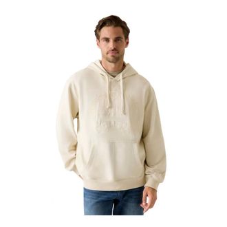 Guess Homme, Sweatshirts et sweats &agrave; capuche, Beige, Taille: S SweaT-shirts &agrave; capuche