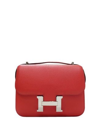 Hermès Epsom mini Constance Umhängetasche 18cm - Rot