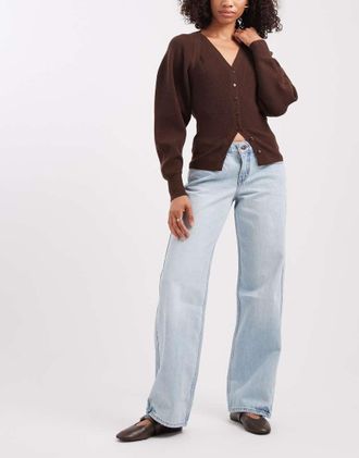 Levi's lockere Low-Rise-Jeans aus Denim in heller Waschung-Blau